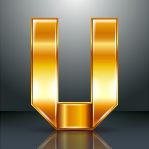 Gold and silver ribbon frame template Royalty Free Vector