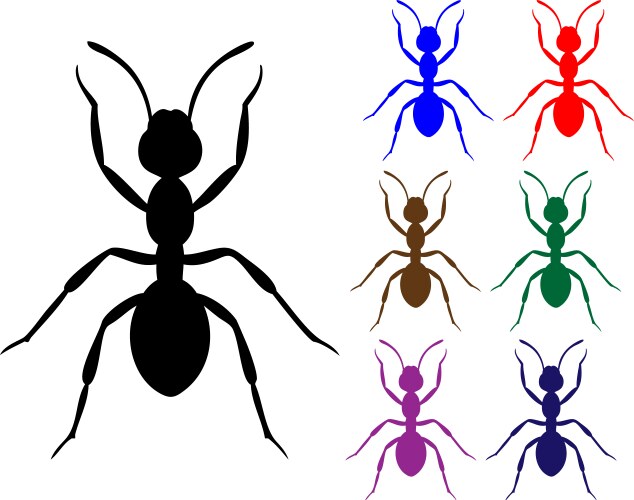 Ant Outline Vector Images (over 3,600)