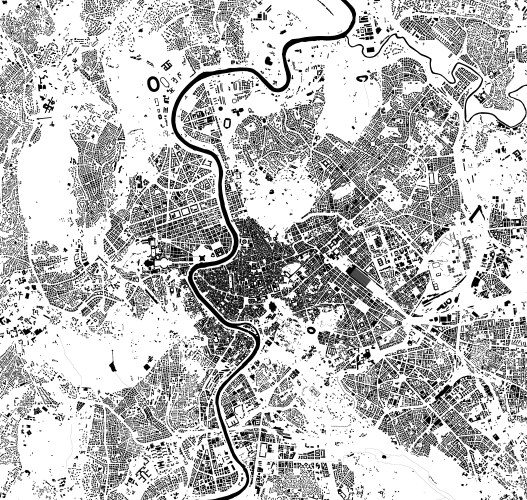 Map city toronto canada Royalty Free Vector Image