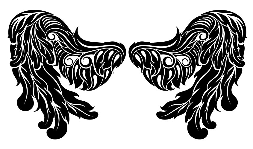 Angel wings Royalty Free Vector Image - VectorStock