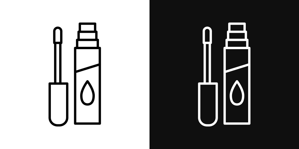 Concealer icon set beauty cosmetic liquid spray Vector Image