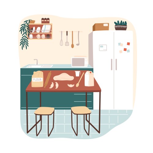 Kitchen Royalty Free Vector Image - VectorStock