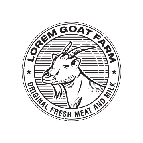 Goat Label Vector Images (over 2,000)