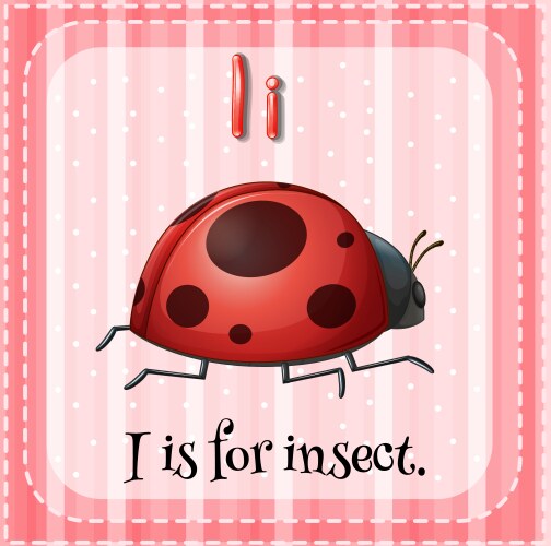 Letter i Royalty Free Vector Image - VectorStock