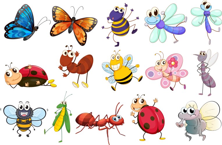 Cartoon Insects Vector Images (over 81,000)