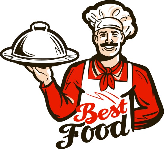 Restaurant dish design Royalty Free Vector Image