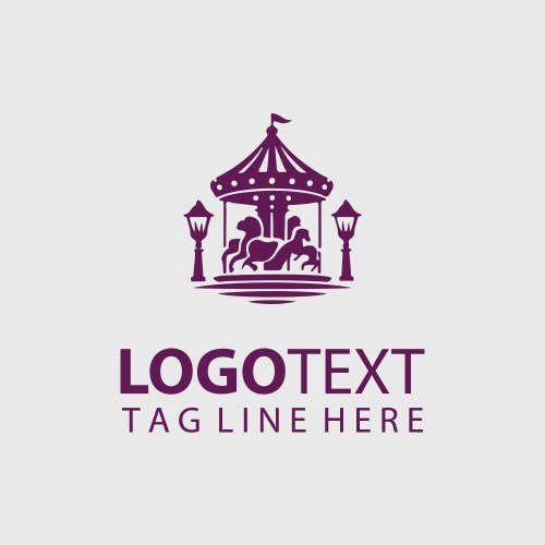 Carousel logo Royalty Free Vector Image - VectorStock
