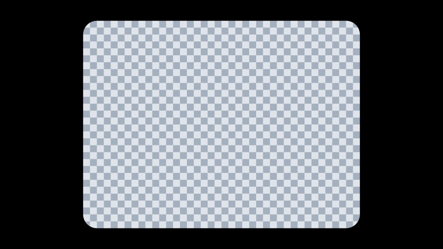 Old cinematic frame overlay texture on transparent