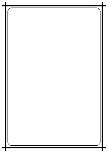 Page border a4 design for project Royalty Free Vector Image