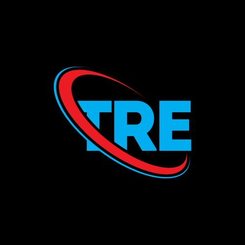 Tre logo letter design Royalty Free Vector Image