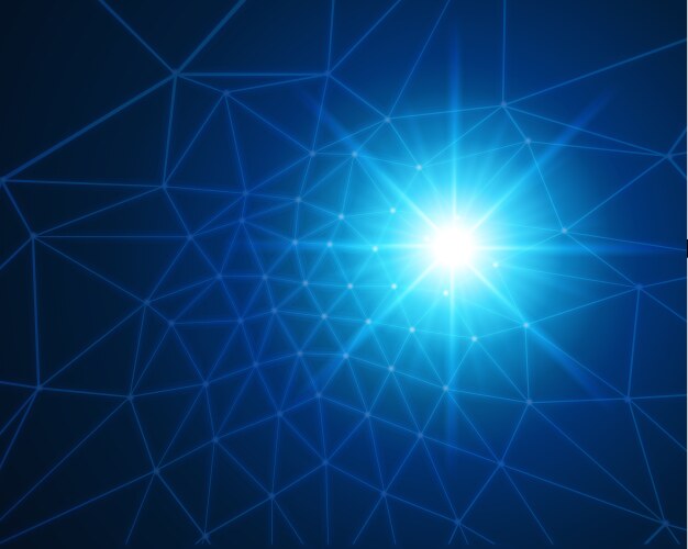 Abstract blue lights technology backgrounds Vector Image