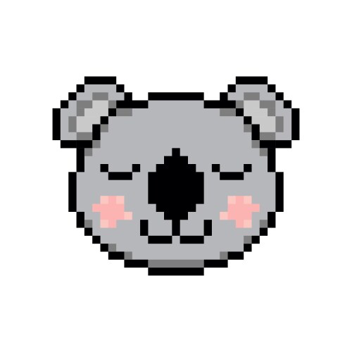 Black circle in bitmap style Royalty Free Vector Image