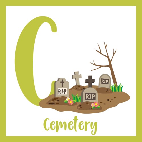Tombstone Font Grave Vector Images (92)