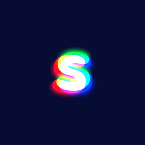 Light Effect Alphabet Letter S Vector Images (88)