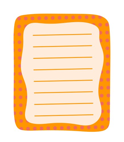 Square note icon Royalty Free Vector Image - VectorStock