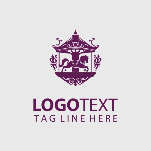 Carousel logo Royalty Free Vector Image - VectorStock