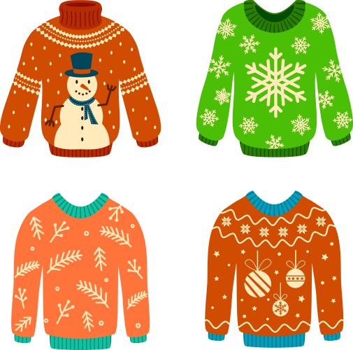 Cartoon Christmas Jumper Vector Images (over 920)