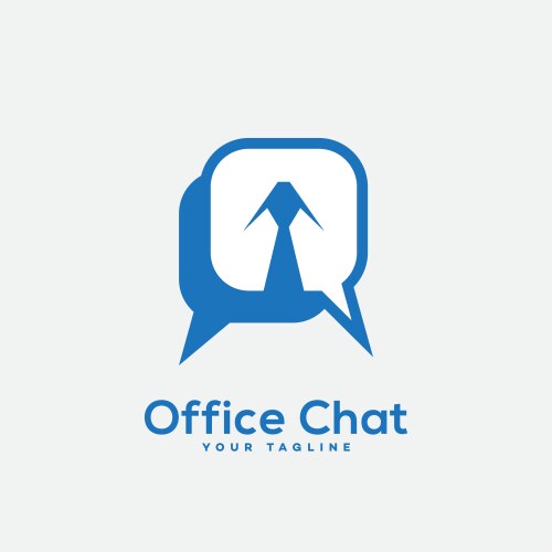 Coffee chat logo Royalty Free Vector Image - VectorStock