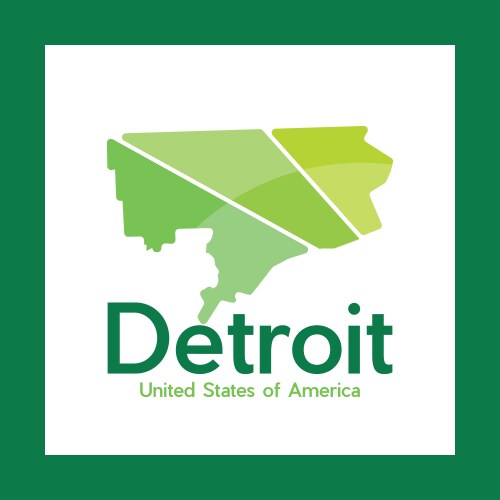 Detroit City Map Vector Images (over 120)