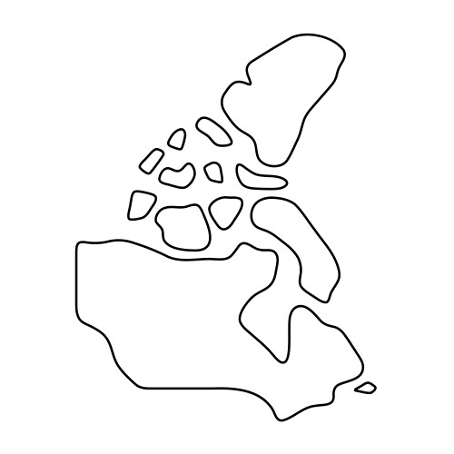 Canada Map Outline Vector Images (over 3,300)