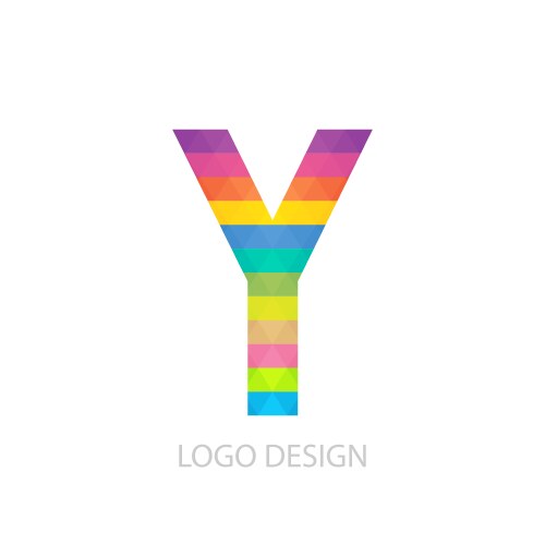 Colorful logo letter Royalty Free Vector Image