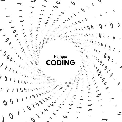 Binary code background Royalty Free Vector Image