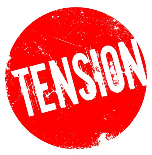 Tension rubber stamp Royalty Free Vector Image