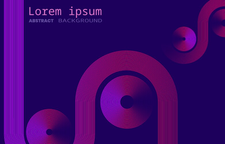 Abstract color horizontal banner background Vector Image