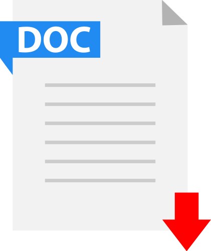 Corrupted file sign broken icon on white Vector Image