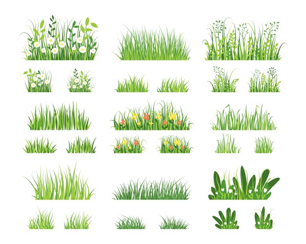 Cartoon Grass Texture Vector Images (over 5,600)