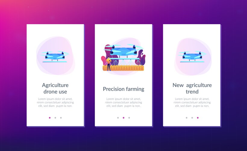 Parental control software app interface template Vector Image