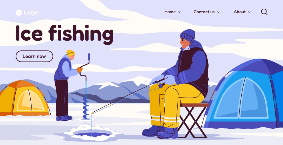 Ice Fishing Logo Vector Images (over 1,300)