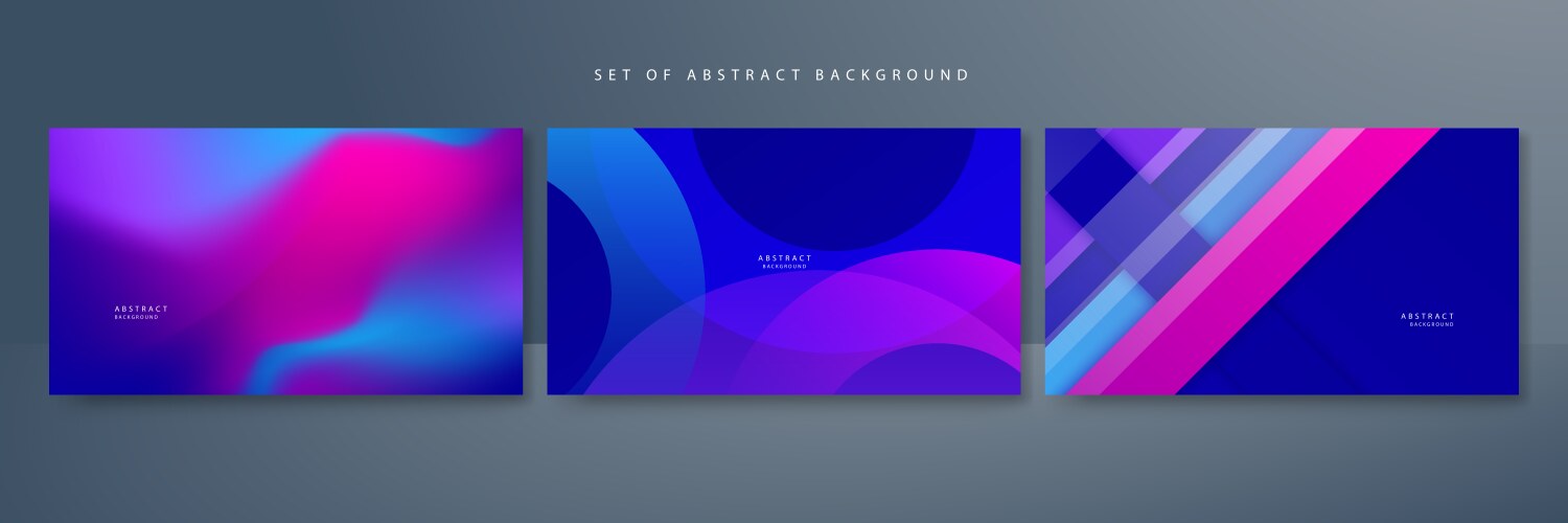 Abstract blue and pink gradient background Vector Image