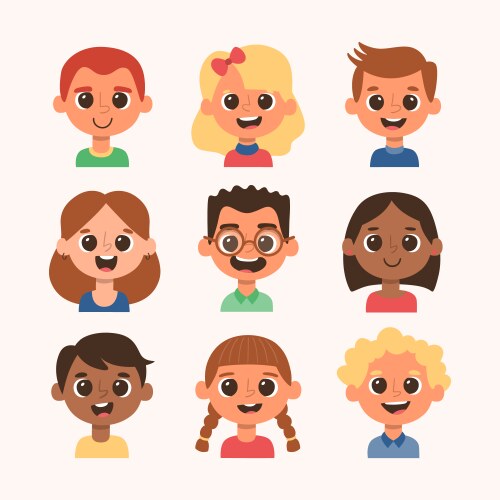 Child Avatar Vector Images (over 30,000)