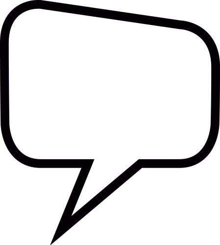 Comic chat bubble Royalty Free Vector Image - VectorStock