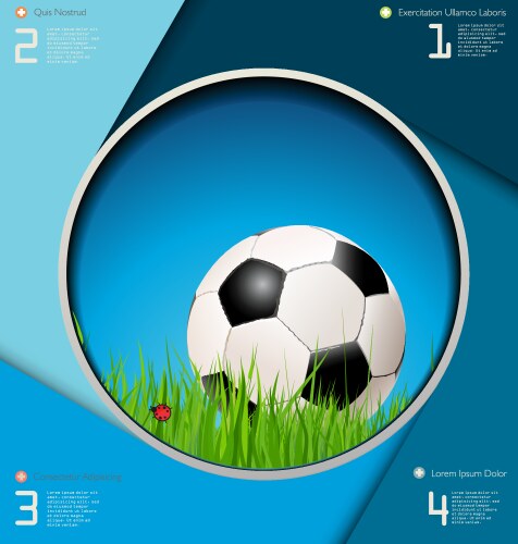 Soccer background Royalty Free Vector Image - VectorStock