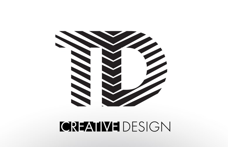 Dt d t creative letters design with white pink Vector Image