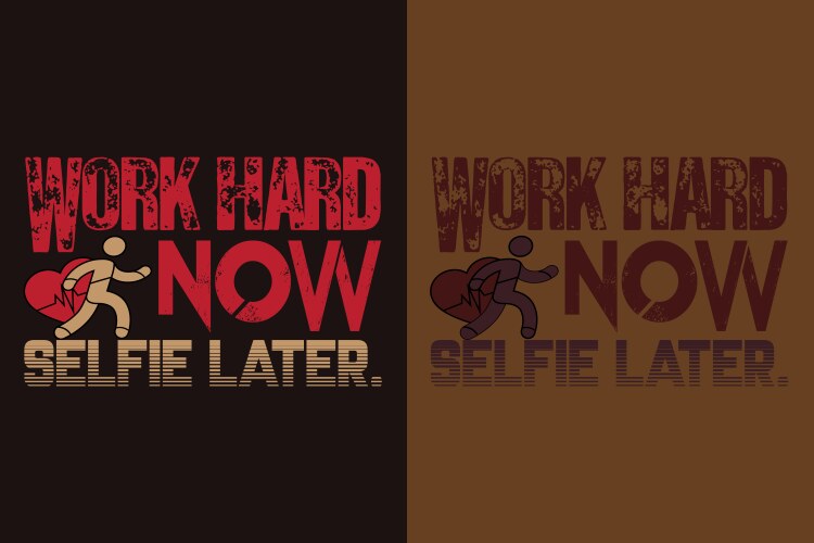 Push harder go longer Royalty Free Vector Image