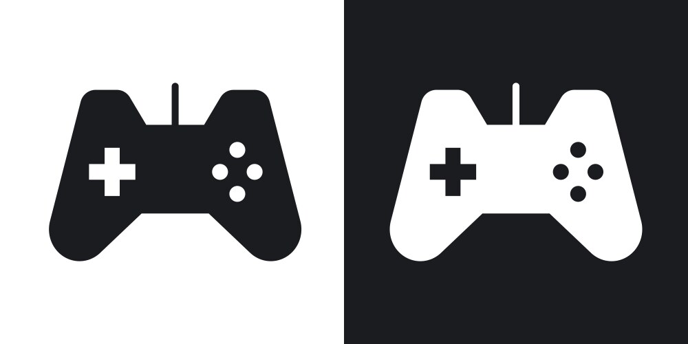 Gamepad icon set Royalty Free Vector Image - VectorStock