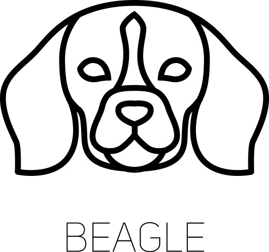 Beagle Outline Vector Images (over 1,600)