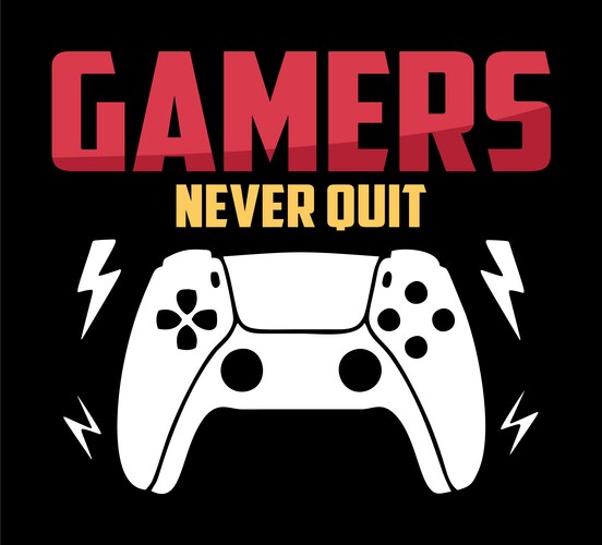Gaming zone poster for gamer Royalty Free Vector Image
