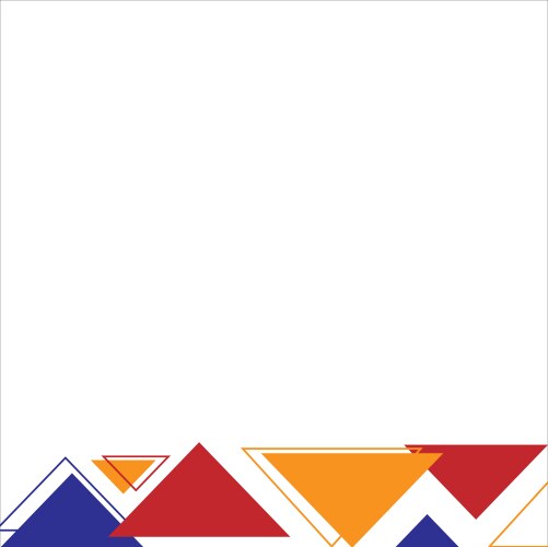 Blue footer design template Royalty Free Vector Image