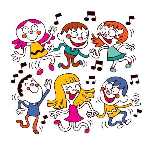 Kids Dancing Icons Vector Images (over 3,100)