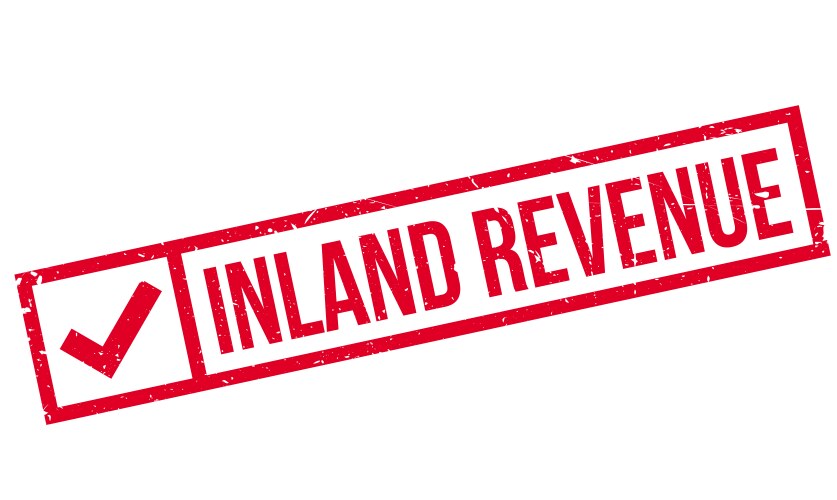 Inland revenue rubber stamp Royalty Free Vector Image