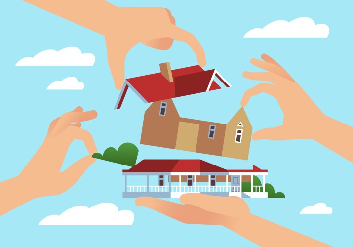 Hand tool house construction handtools Royalty Free Vector