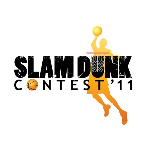 A basketball with slime Royalty Free Vector Image