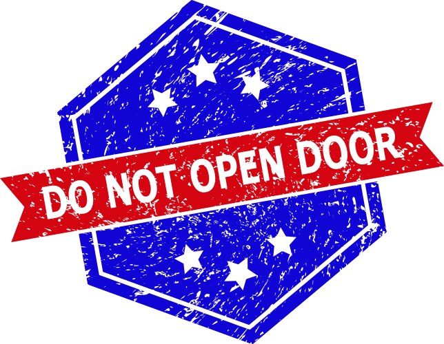 Do not open window watermarks with corroded Vector Image