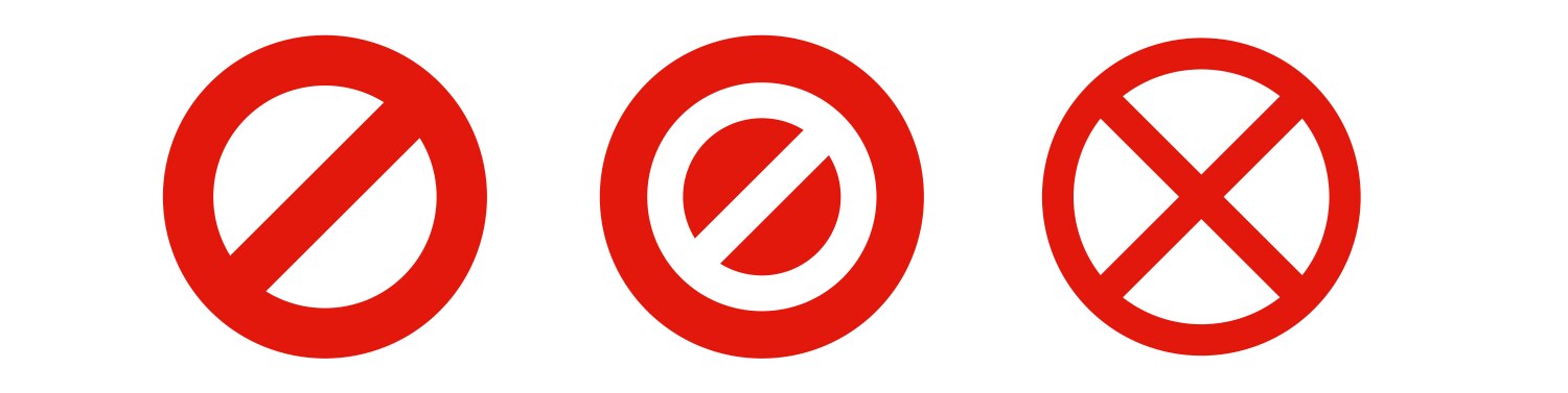Red stop-mark icon the background is transparent Vector Image
