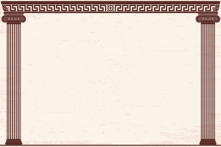 Ancient greek background Royalty Free Vector Image