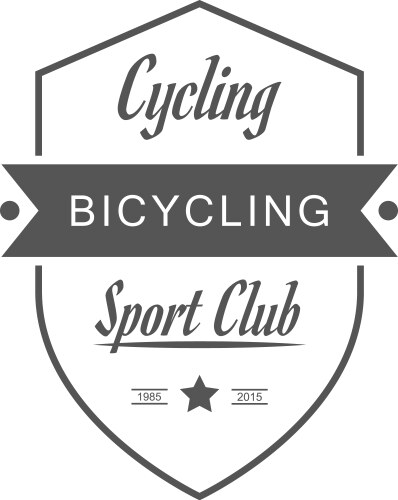 Labels set for bicycle club velo sport logos Vector Image